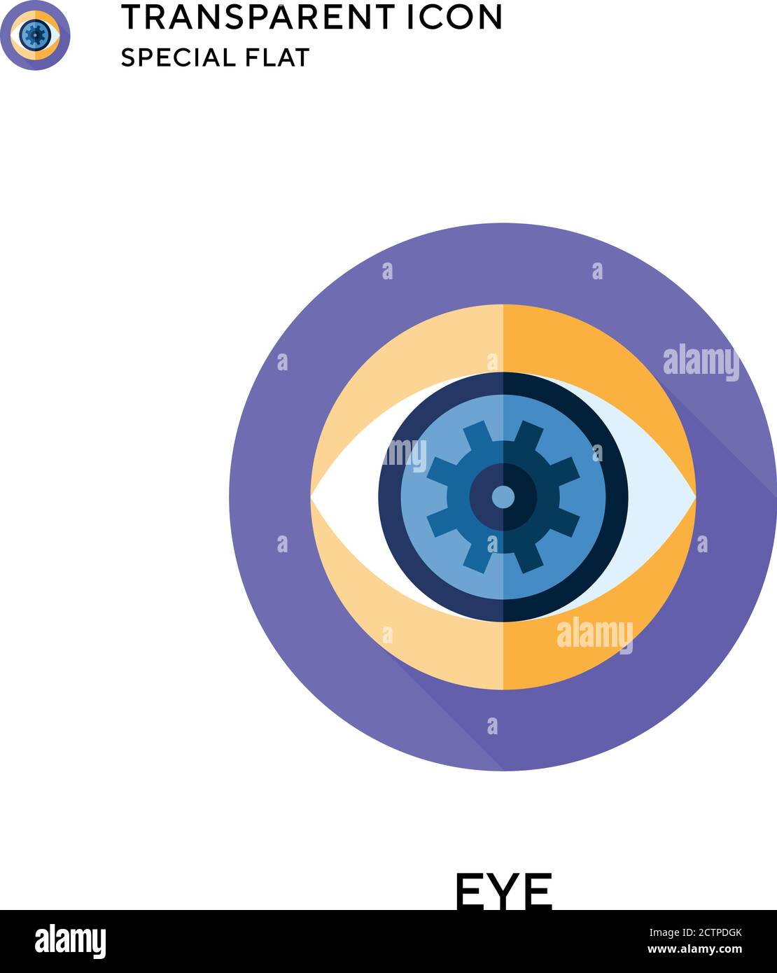 Female eye cartoon icon view Cut Out Stock Images & Pictures - Alamy