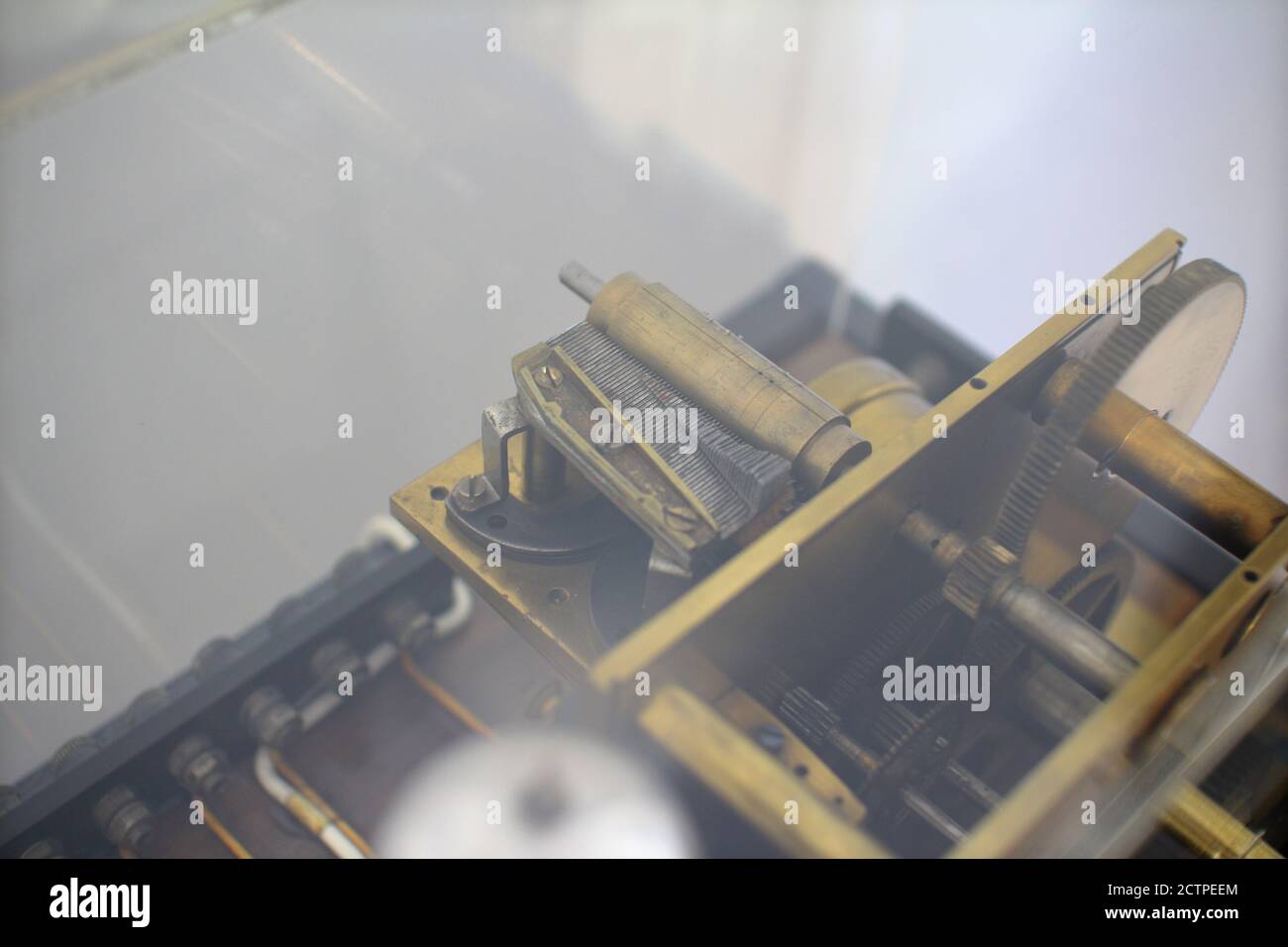 Budapest, Hungary - 10/07/2020: Interior of the Budapest Post Museum ...