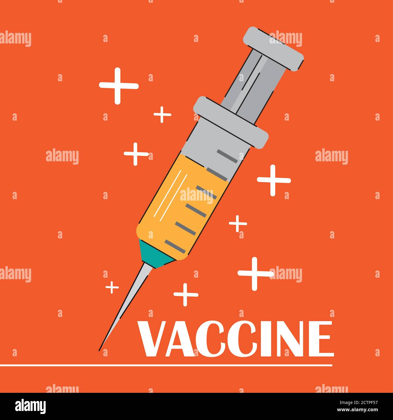 Vaccination medical poster. Immunization injection - Vector ...