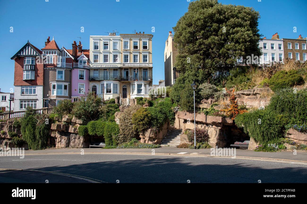 Ramsgate, Kent, England, UK. 2020. Properties on Madeira Walk, East ...