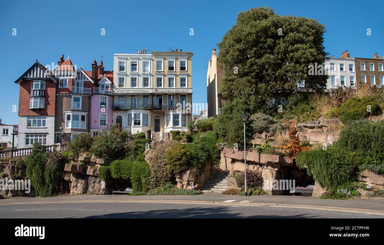 Ramsgate, Kent, England, UK. 2020. Properties on Madeira Walk, East ...