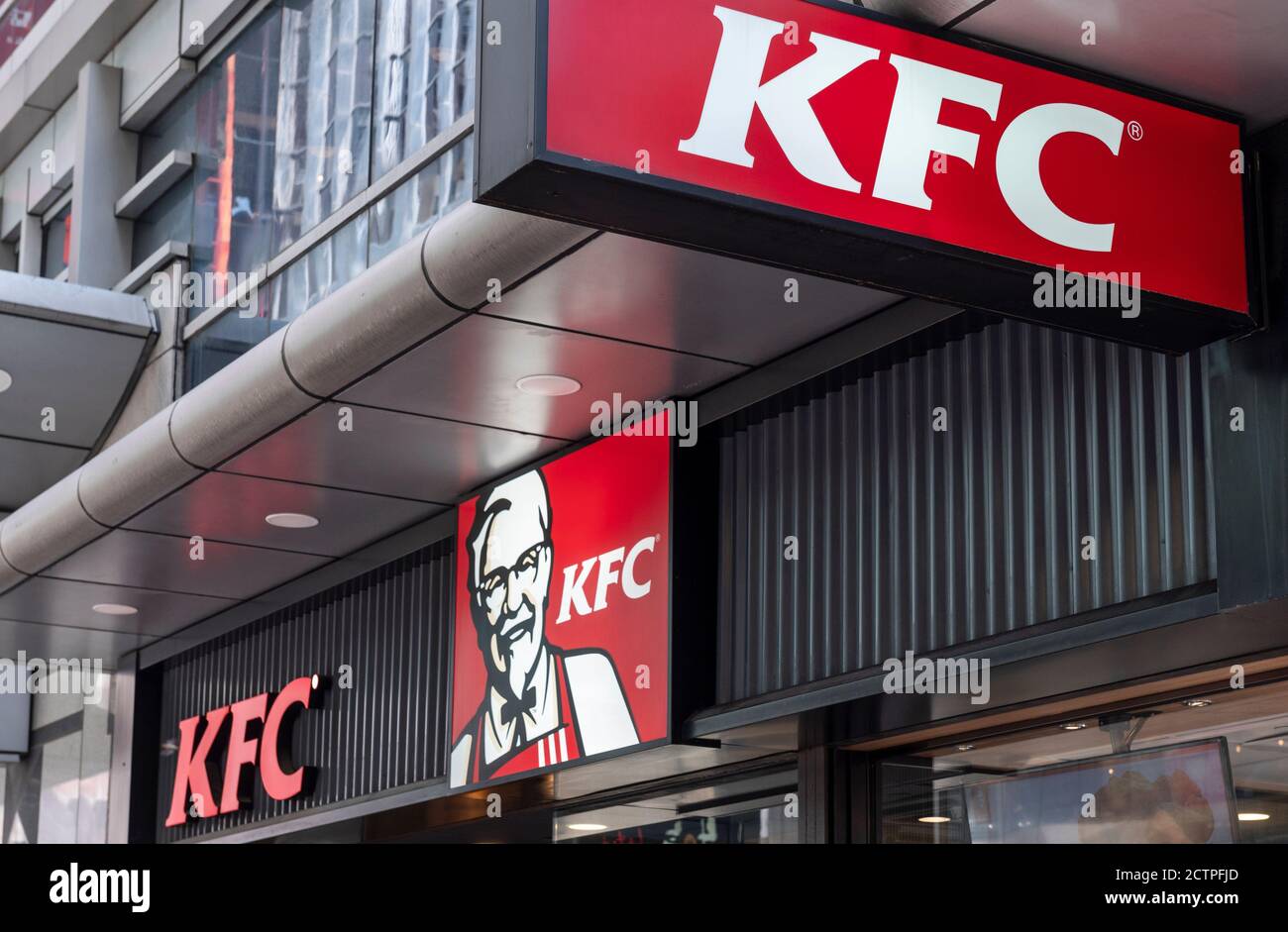 Hong Kong, China. 24th Sep, 2020. American fast food chicken restaurant ...