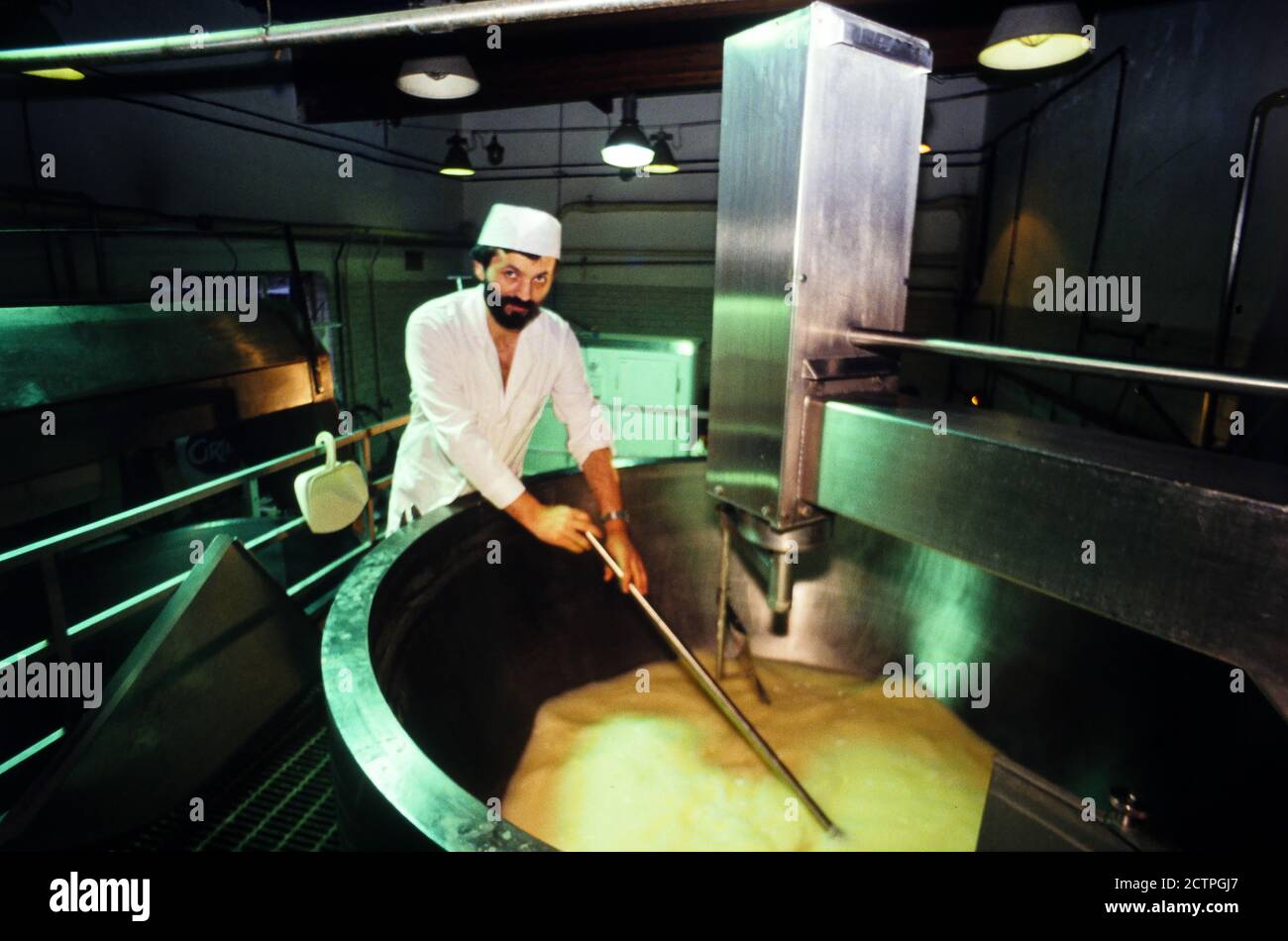 Bresse-Bleu cheese fabric, Torun, Poland, 1990 Stock Photo - Alamy