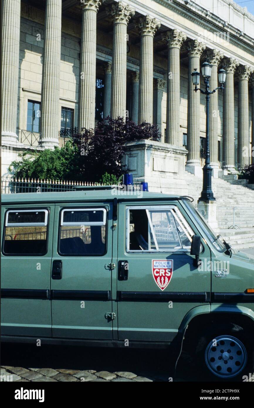 French police, illustration, France, 80ies Stock Photo - Alamy
