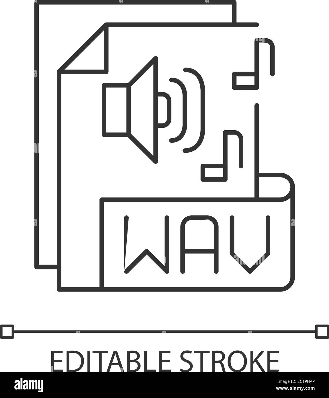 Wav file Black and White Stock Photos & Images - Alamy