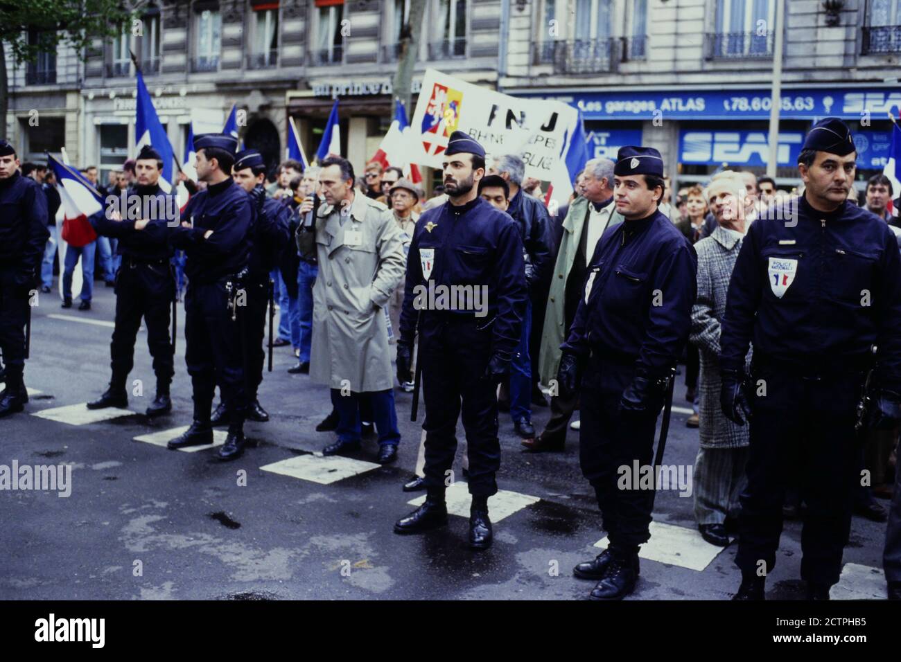 French police illustration france hi-res stock photography and images ...