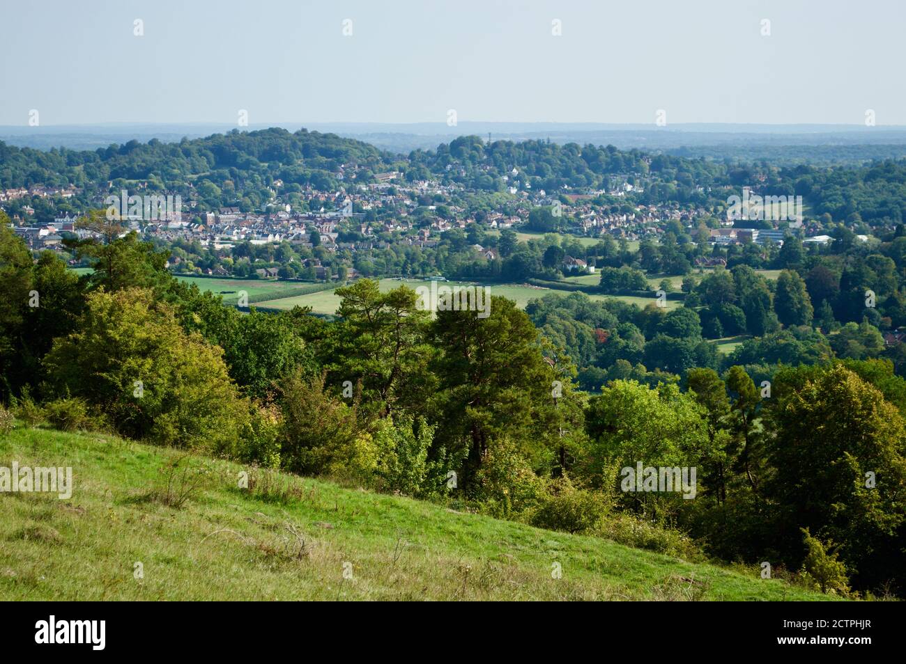 View of the Surrey countryside in the UK Stock Photo - Alamy