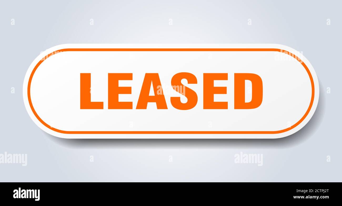 Leased sign Stock Vector Images - Alamy
