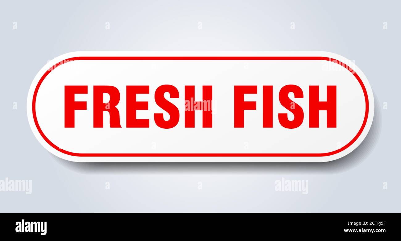 Fish price tag white background Stock Vector Images - Alamy