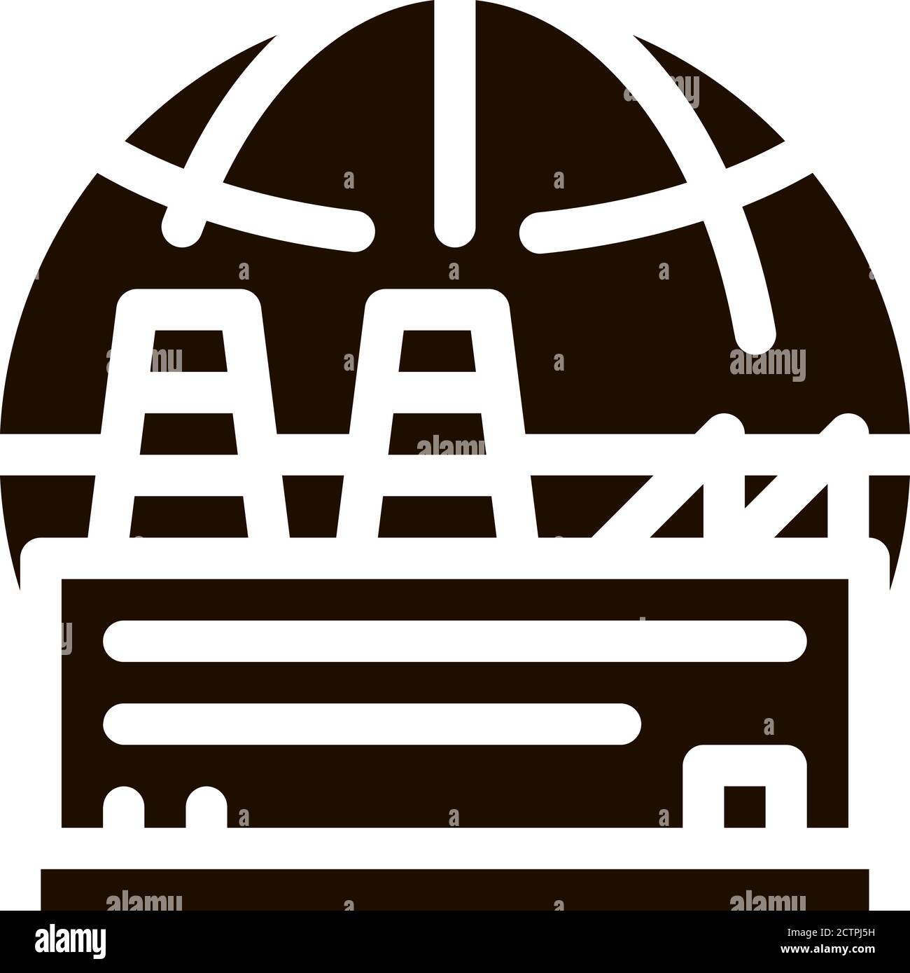 Industrial Factory Planet Vector Icon Stock Vector Image & Art - Alamy