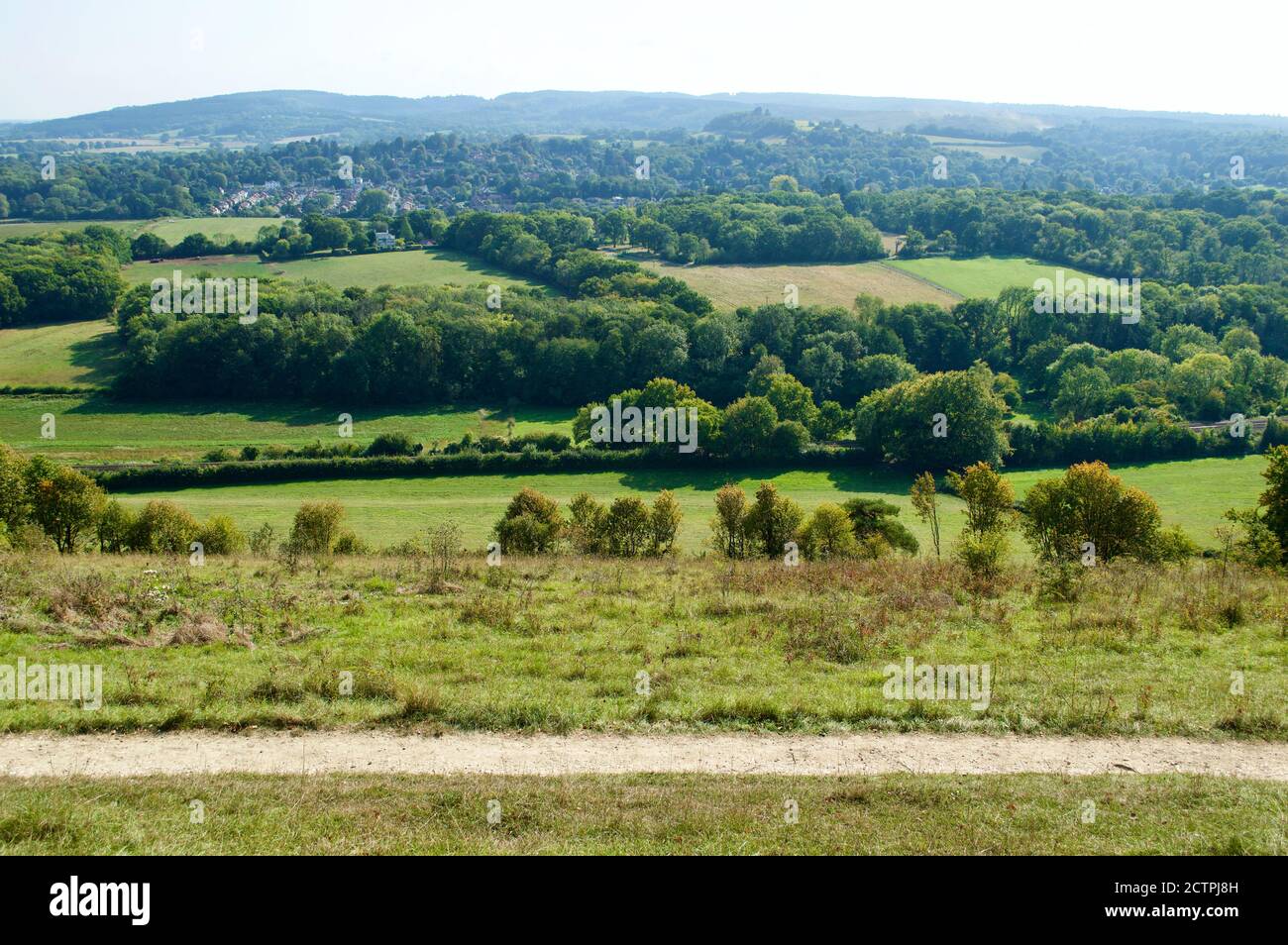 View of the Surrey countryside in the UK Stock Photo - Alamy