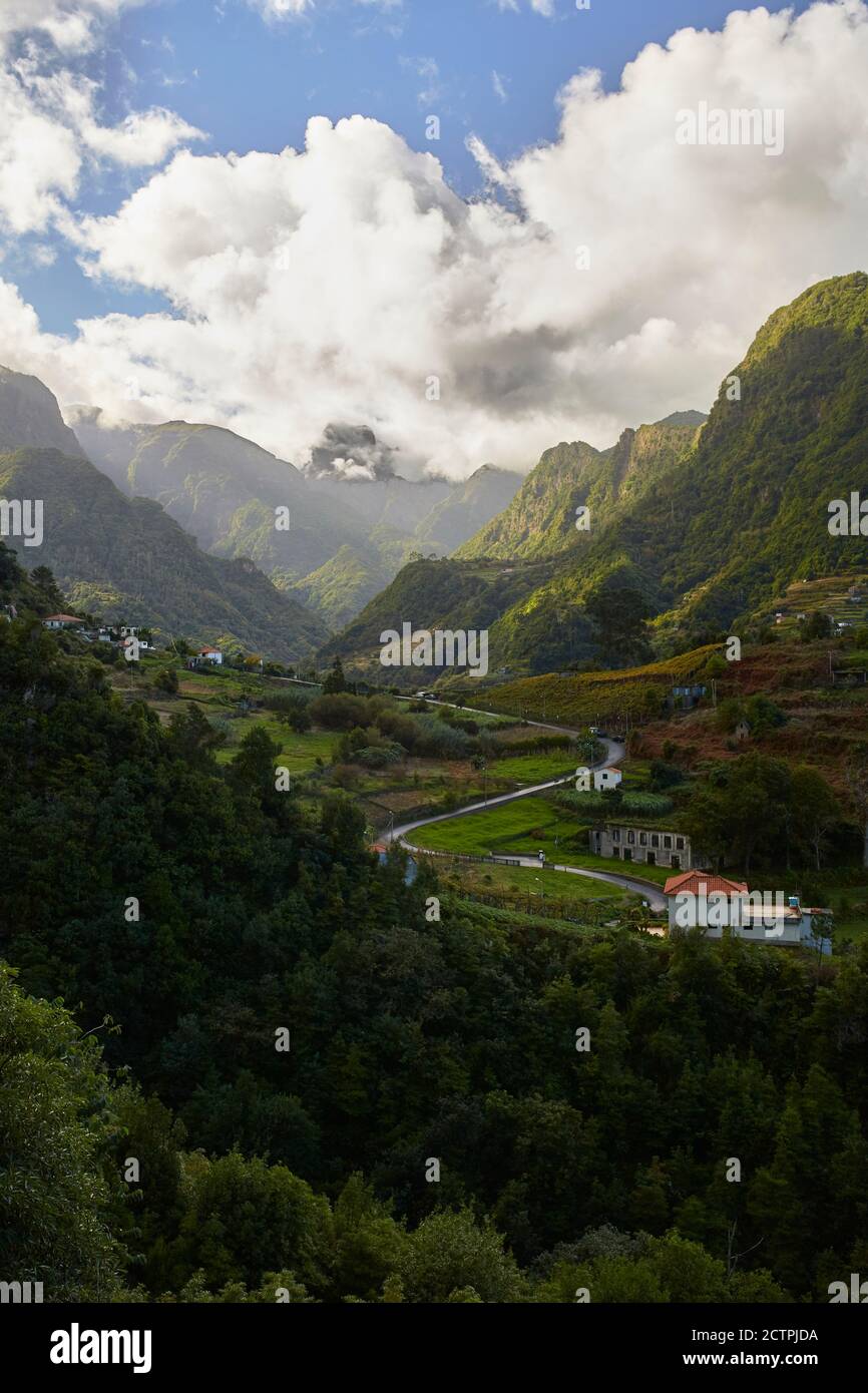The wonderful colors of the Madeira islands in Portugal. Magnificent ...