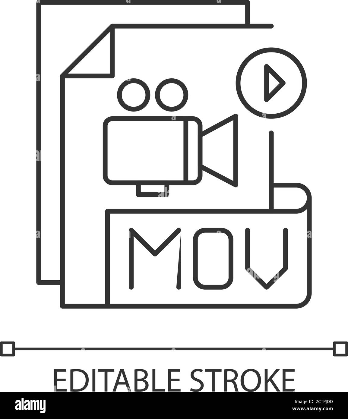 Mov logo design hi-res stock photography and images - Alamy