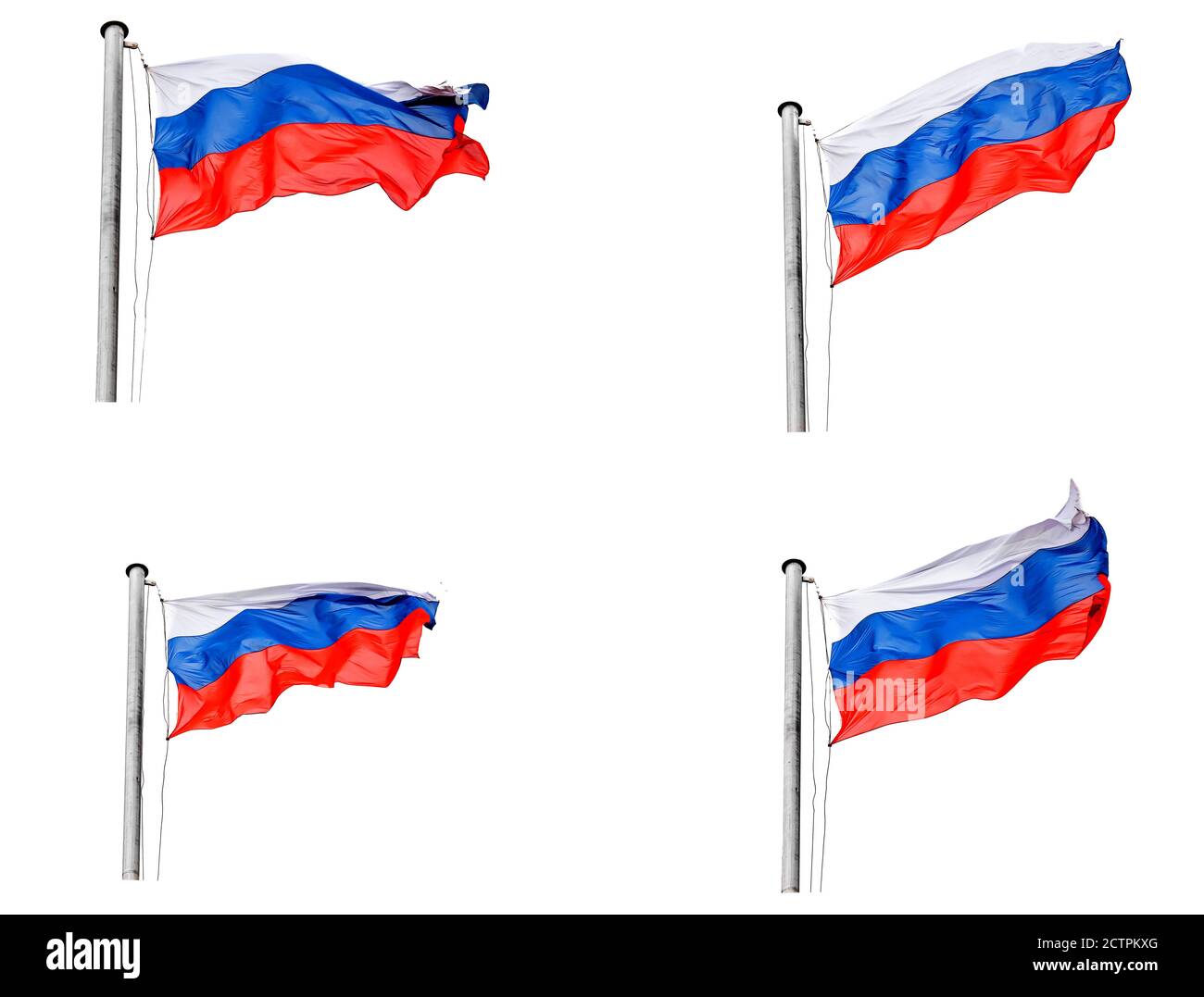 Russia flag waving hi-res stock photography and images - Alamy