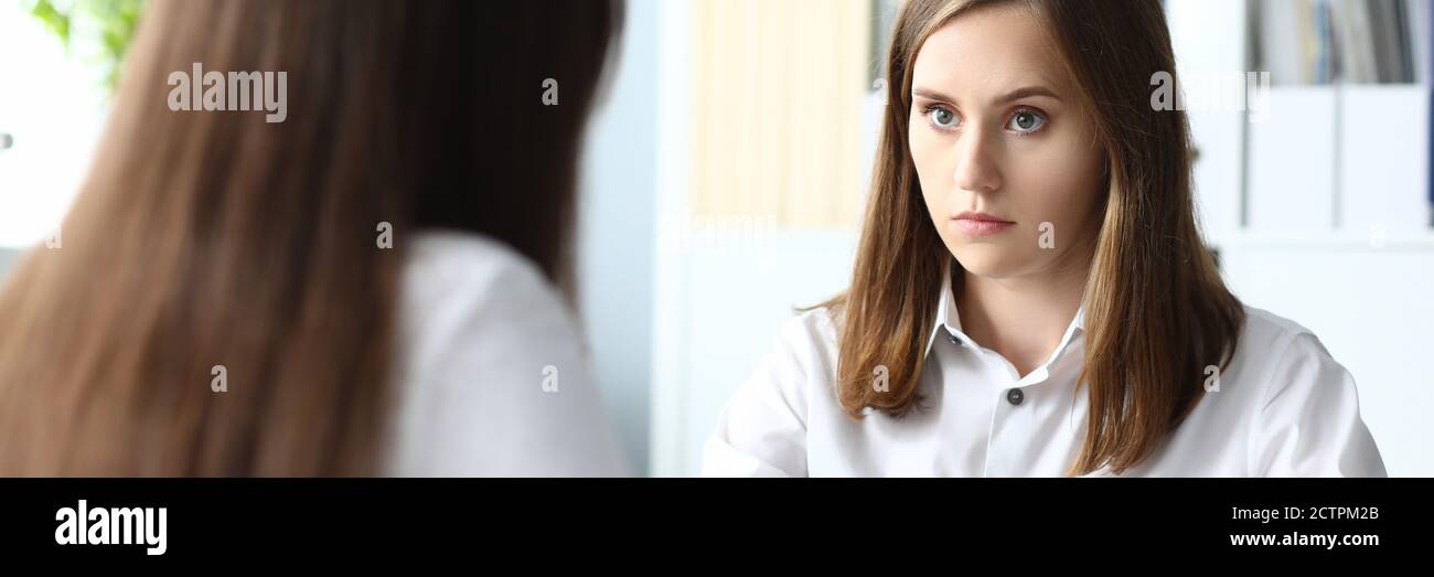 Client concerned hi-res stock photography and images - Alamy