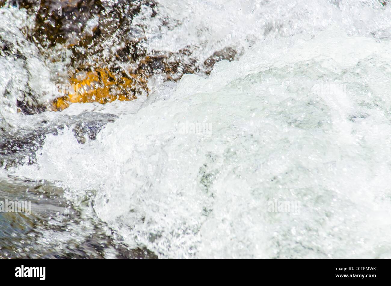 in summer rocky mountain river water silk. mountain river Stock Photo ...