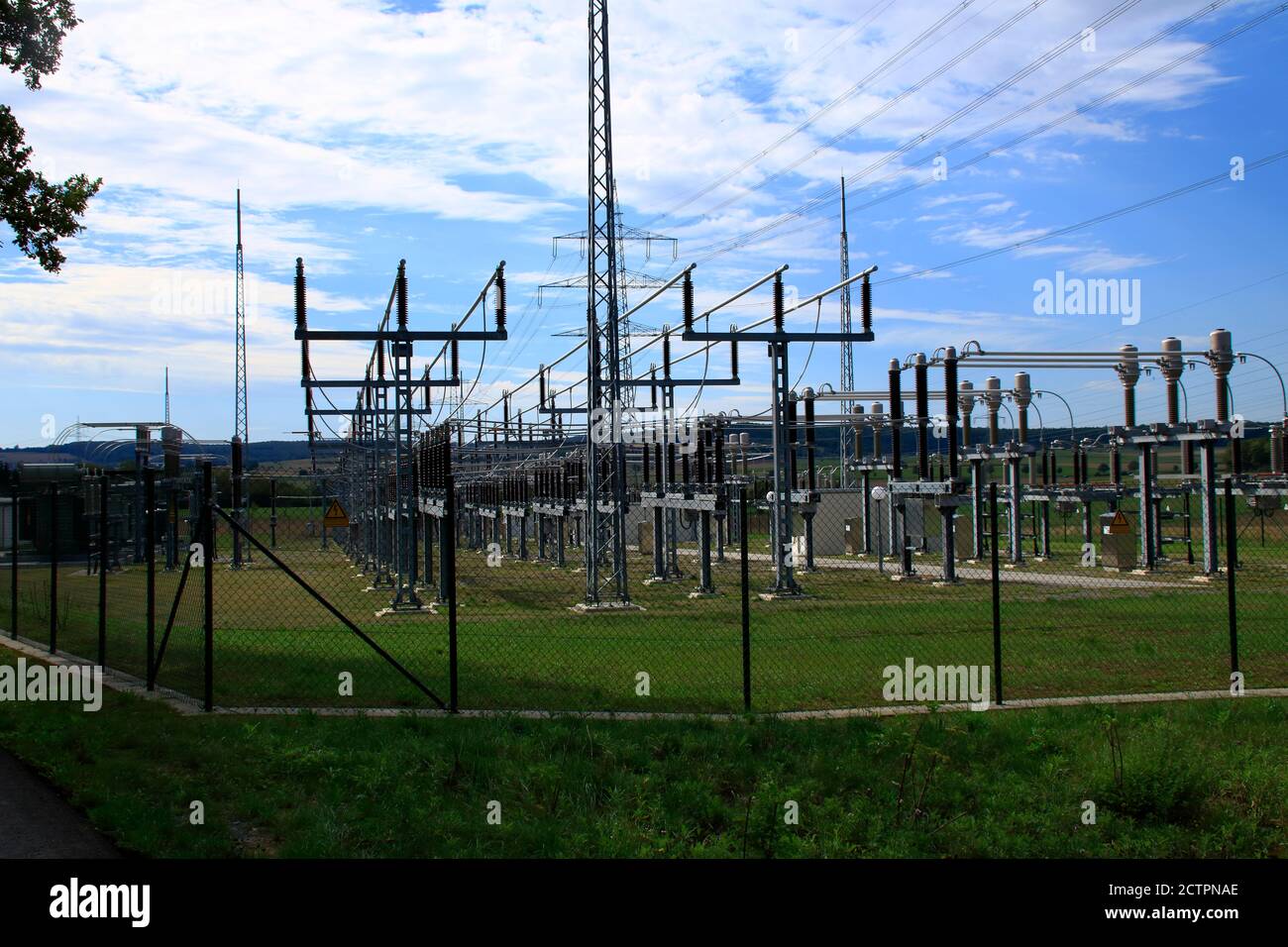 High voltage substation hi-res stock photography and images - Alamy