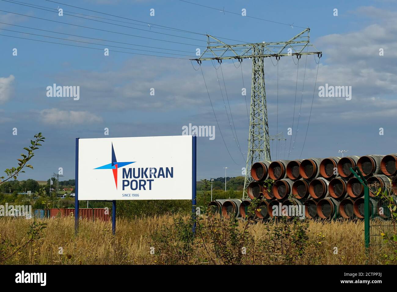 Mukran port, Sassnitz, Ruegen, Mecklenburg-Western Pomerania, Germany ...