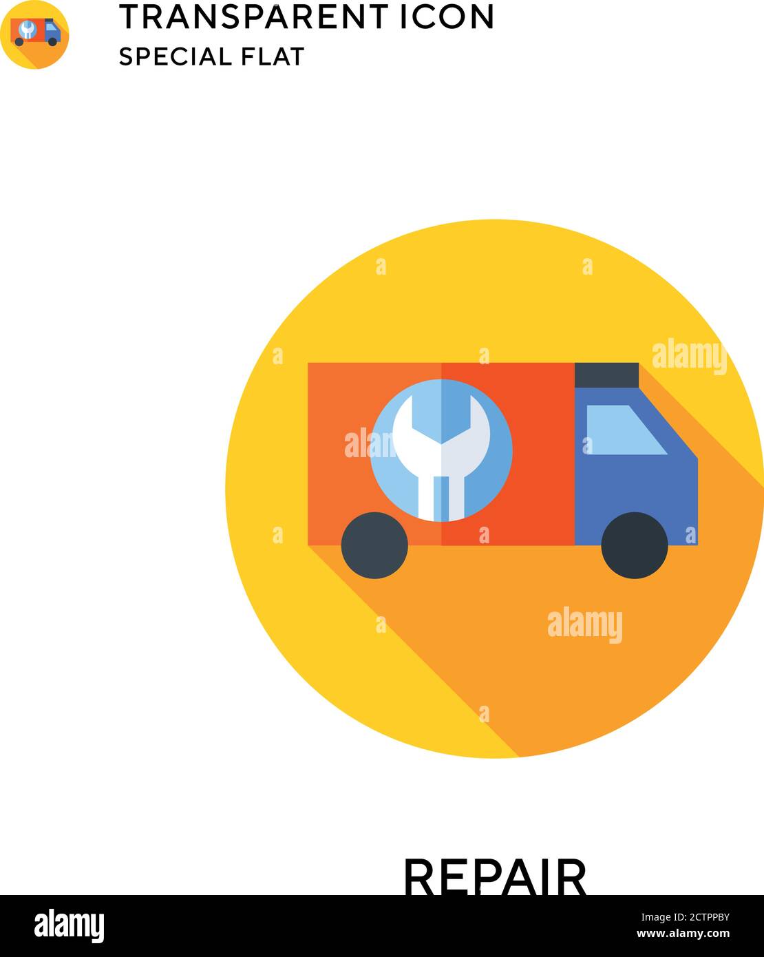 Repair vector icon. Flat style illustration. EPS 10 vector Stock Vector ...