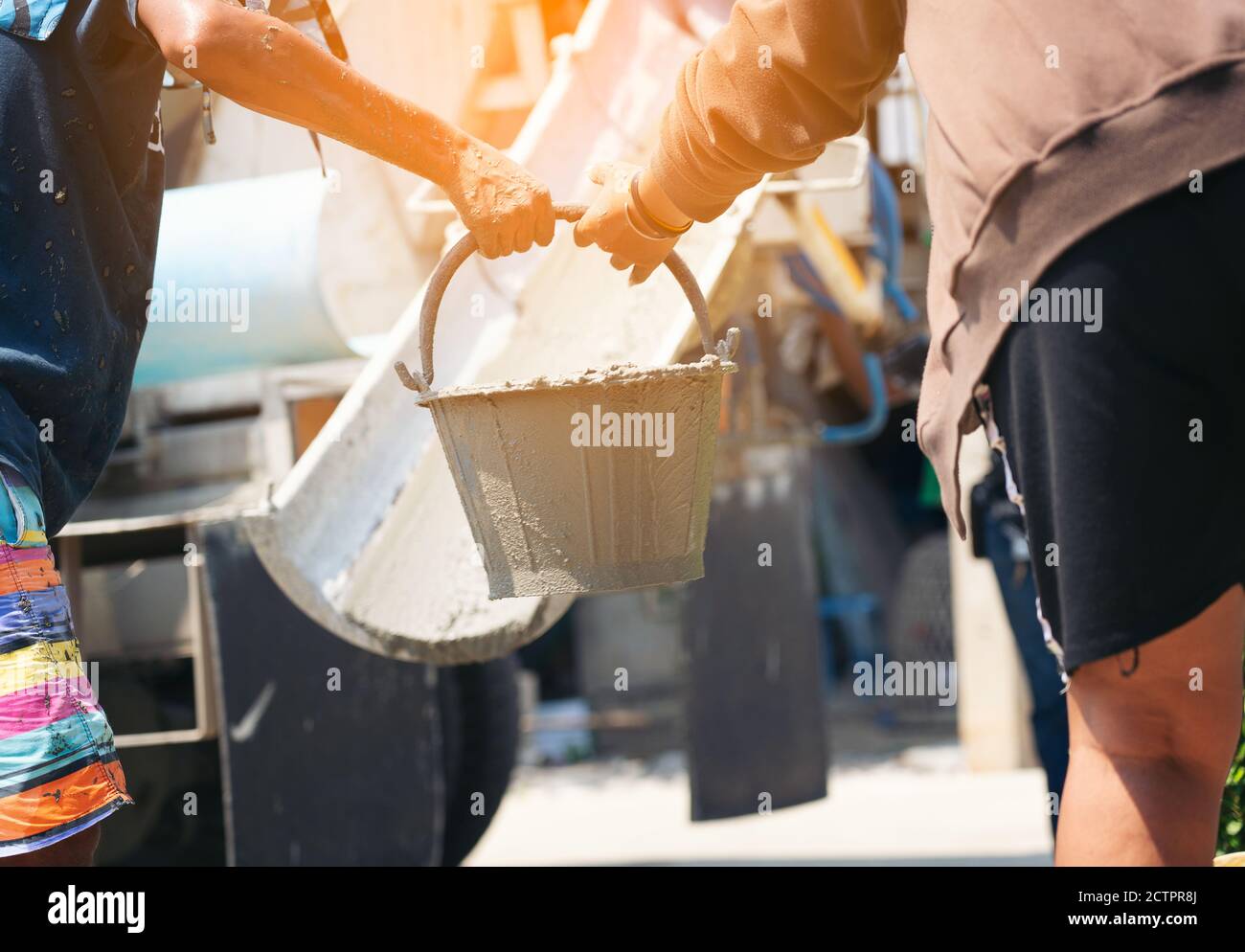 Concrete Buckets Construction High Resolution Stock Photography and ...
