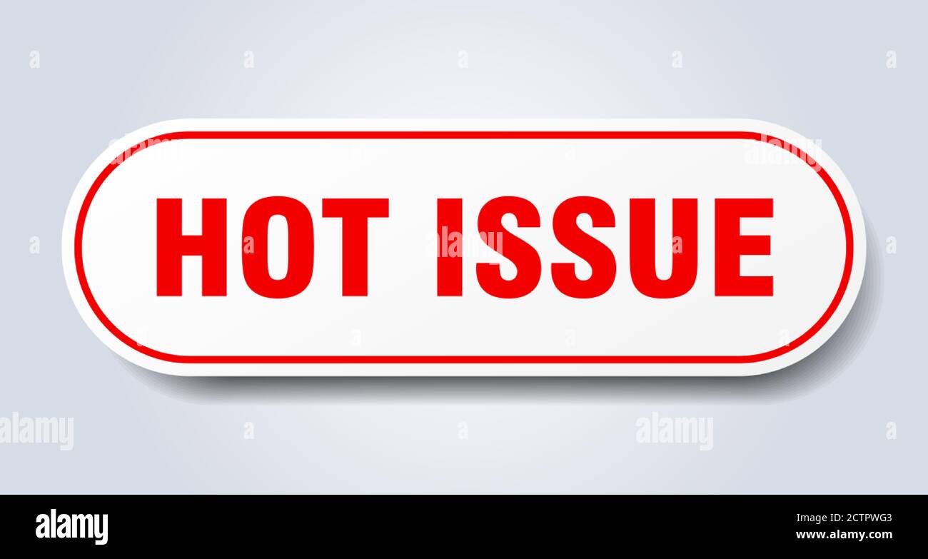 Hot button issue Stock Vector Images - Alamy