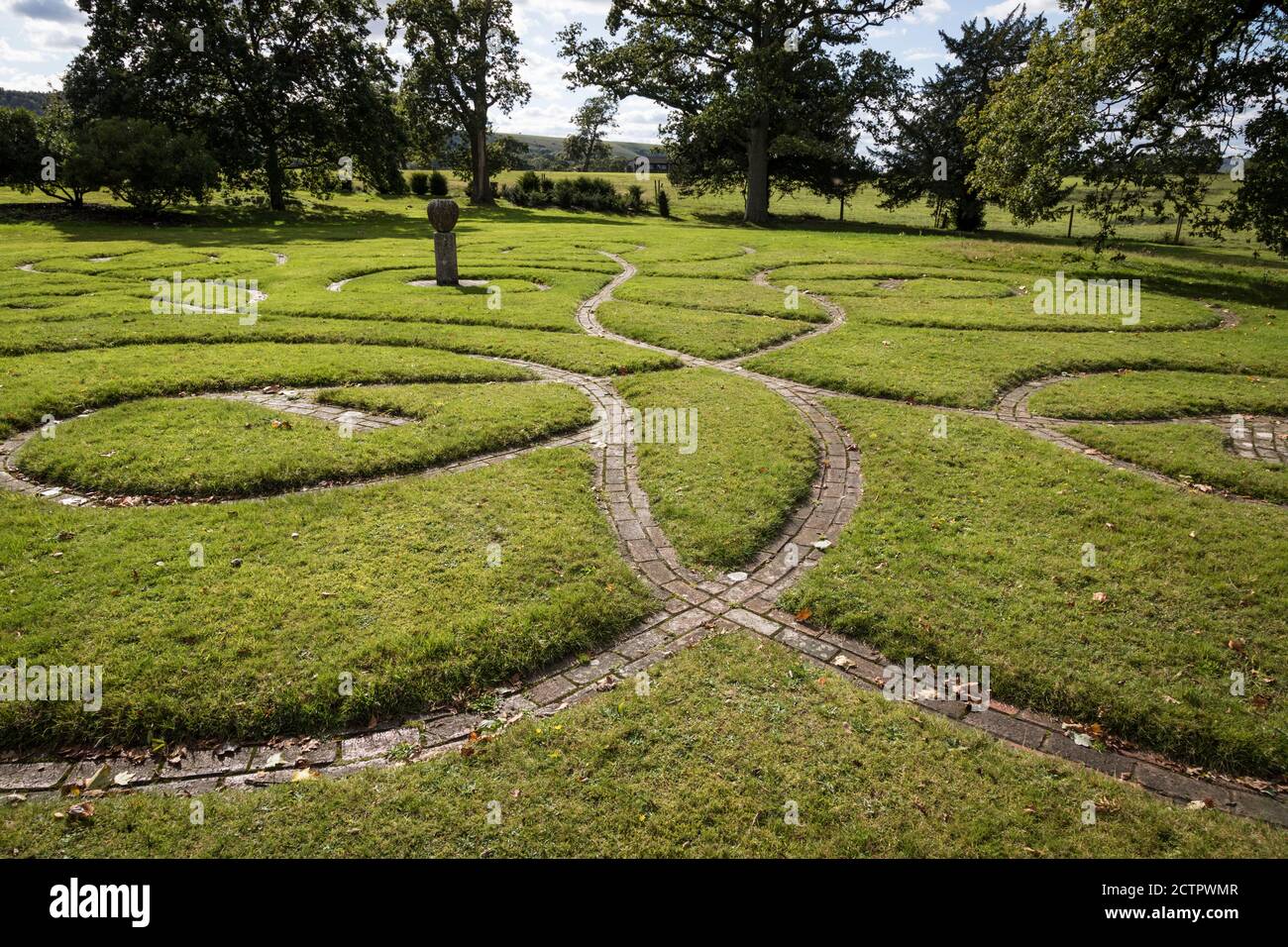 Veronica's Maze in the grpounds of Parham House, was constructed in ...