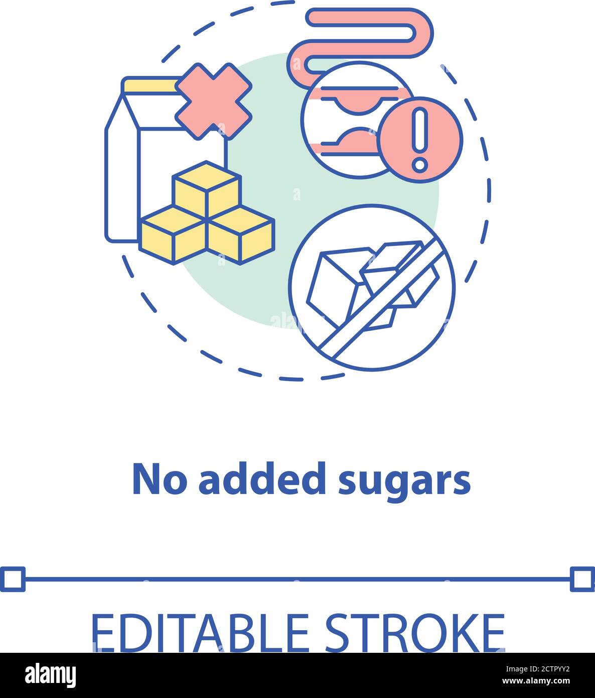 Zero sugar line Cut Out Stock Images & Pictures - Alamy