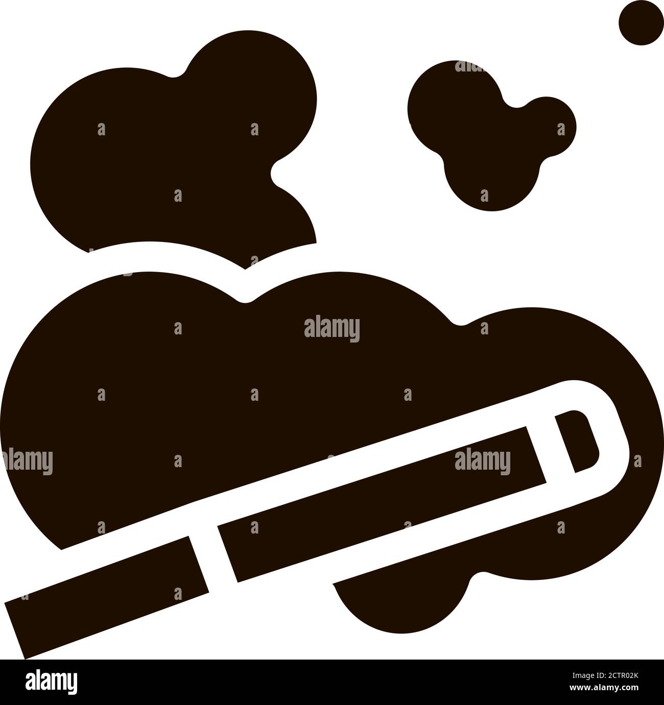 Cigarette And Smoke Steam Vector Icon Stock Vector Image & Art - Alamy