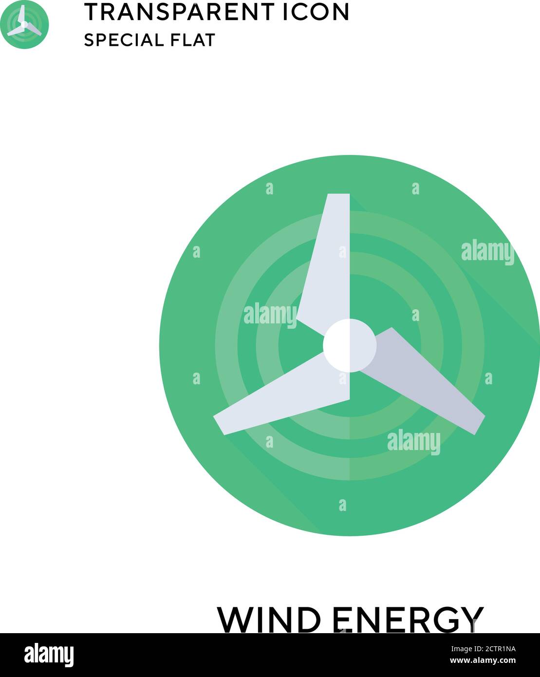 Offshore wind turbine vector vectors Stock Vector Images - Alamy