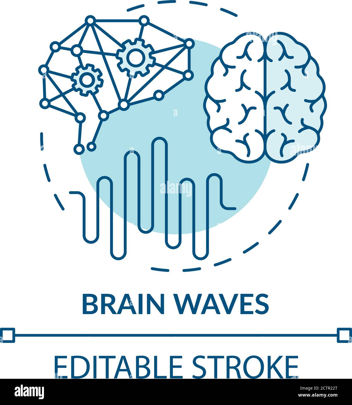 Mri brain abstract concept Stock Vector Images - Alamy