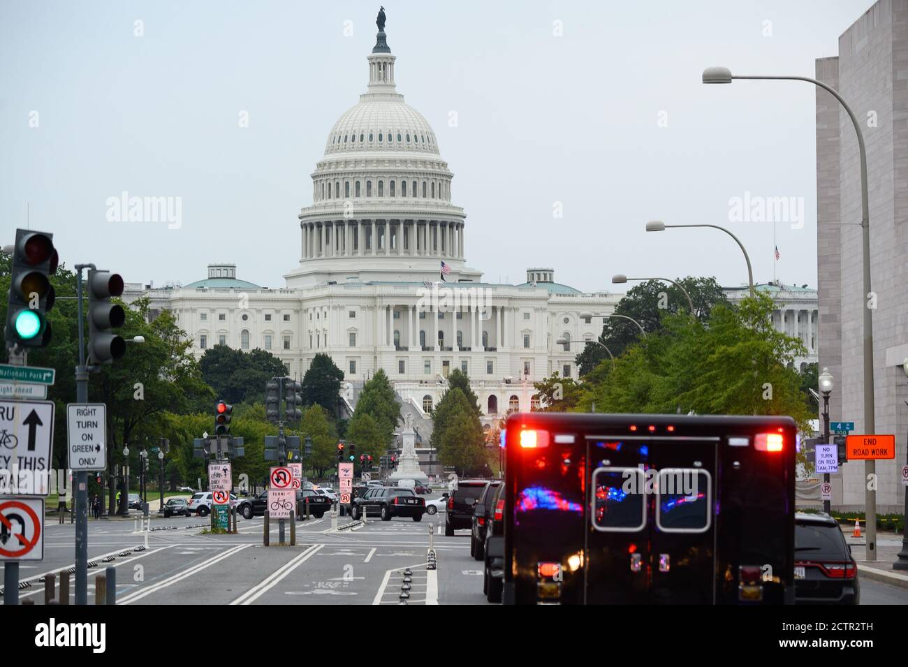 Washington, DC, USA. 24th Sep, 2020. The motorcade carrying U.S ...