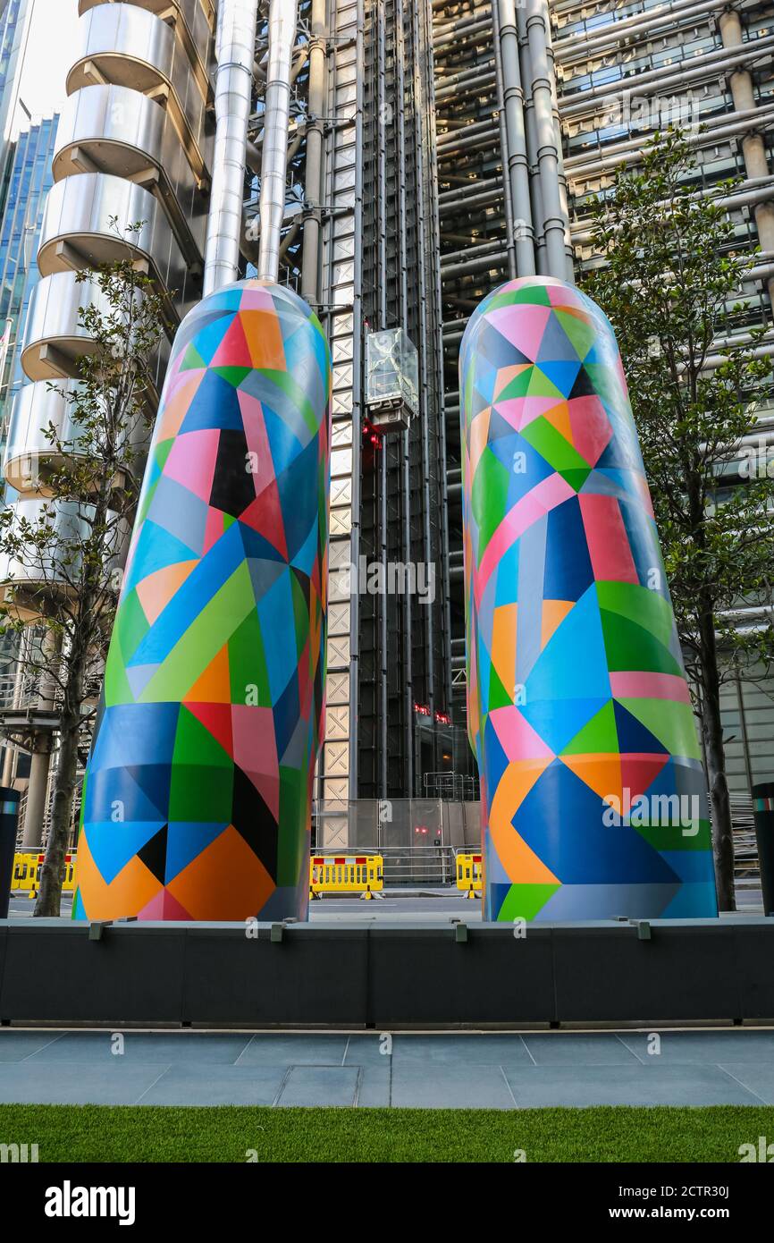 London, UK. 22 September 2020. London Mural Festival. Mural by Carl ...