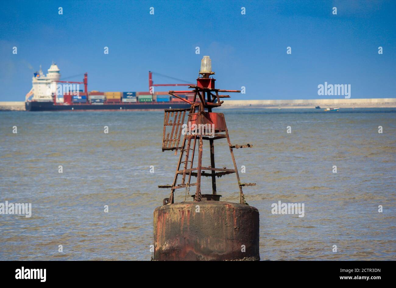 a background images of ships trying to dock in the new colombo port in ...