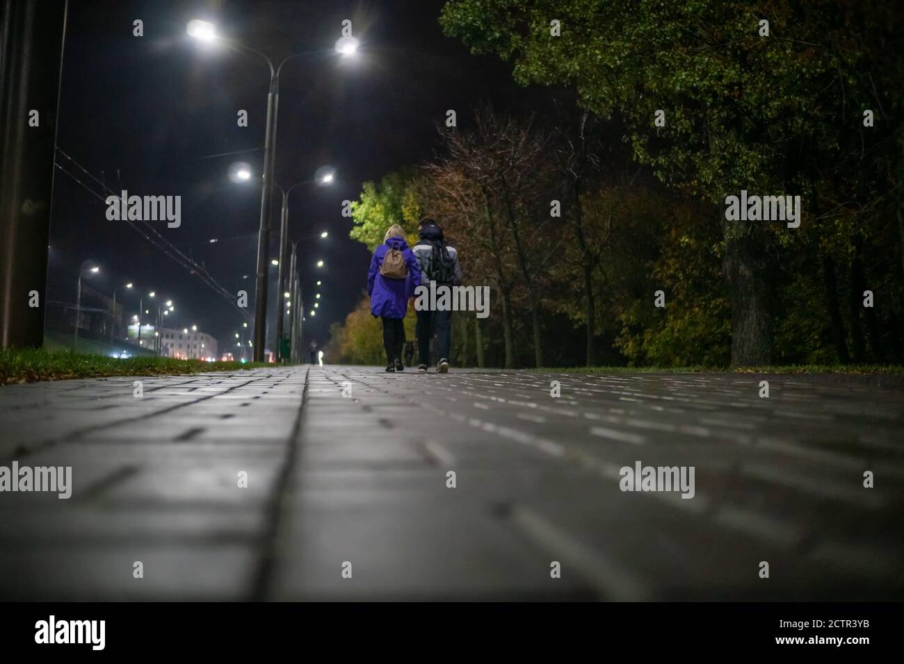 Scary man street lights hi-res stock photography and images - Alamy