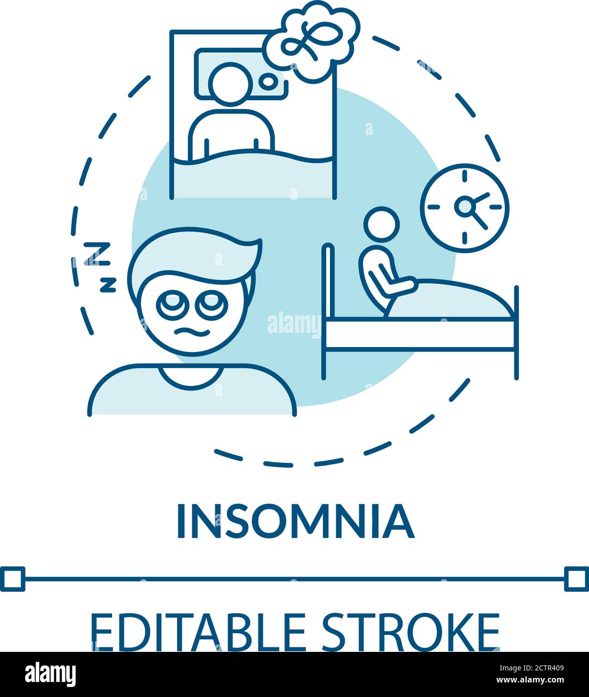 Awake patient Stock Vector Images - Alamy