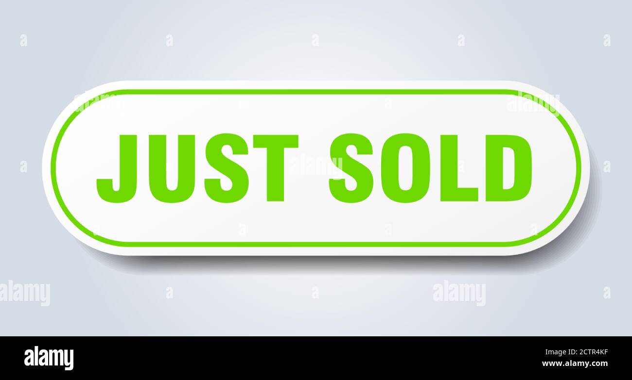 Just sold vector vectors hi-res stock photography and images - Alamy