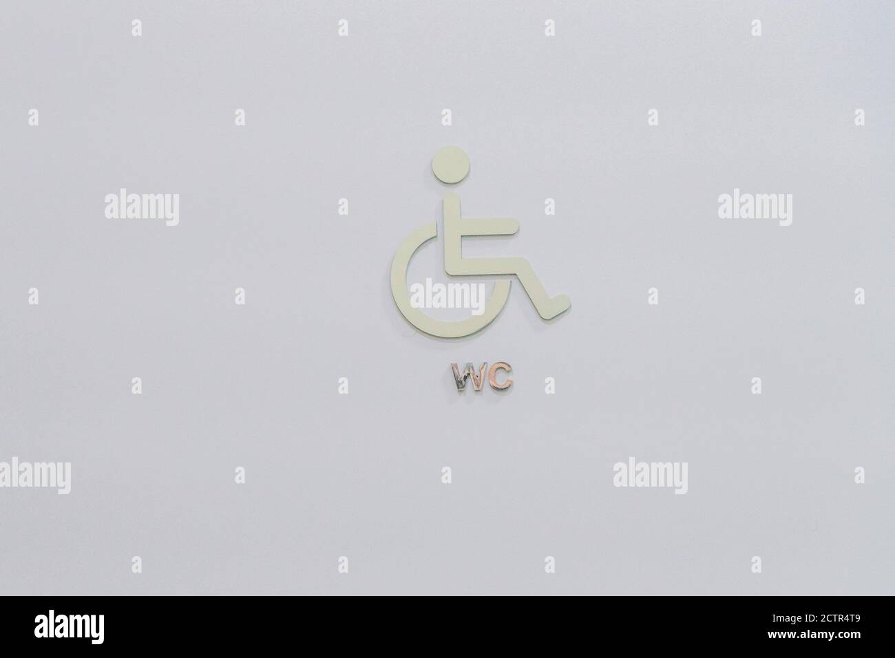 Toilets icon. Sign of a public restroom with a disabled access symbol ...