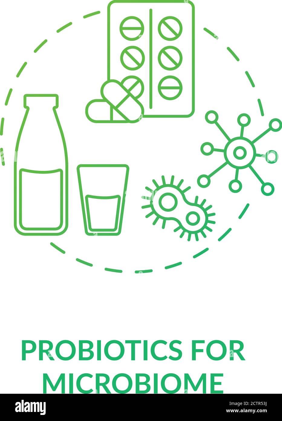 Microbiome gut Stock Vector Images - Alamy