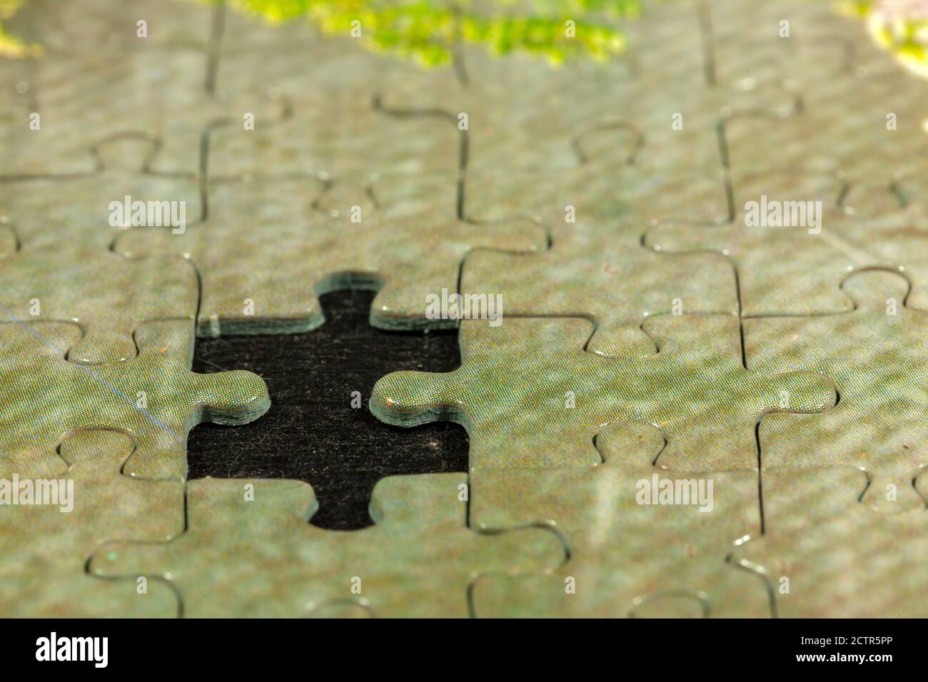 Puzzle missing a piece Stock Photo - Alamy