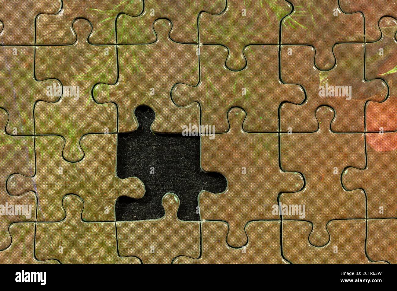 Puzzle missing a piece Stock Photo - Alamy