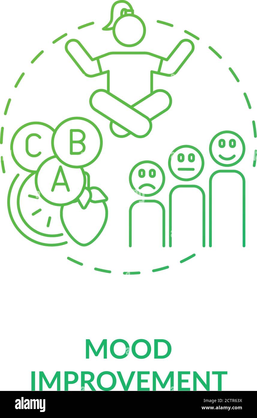 Mood improvement concept icon Stock Vector Image & Art - Alamy