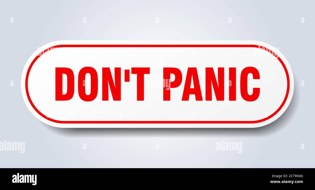 Dont panic stamp hi-res stock photography and images - Alamy