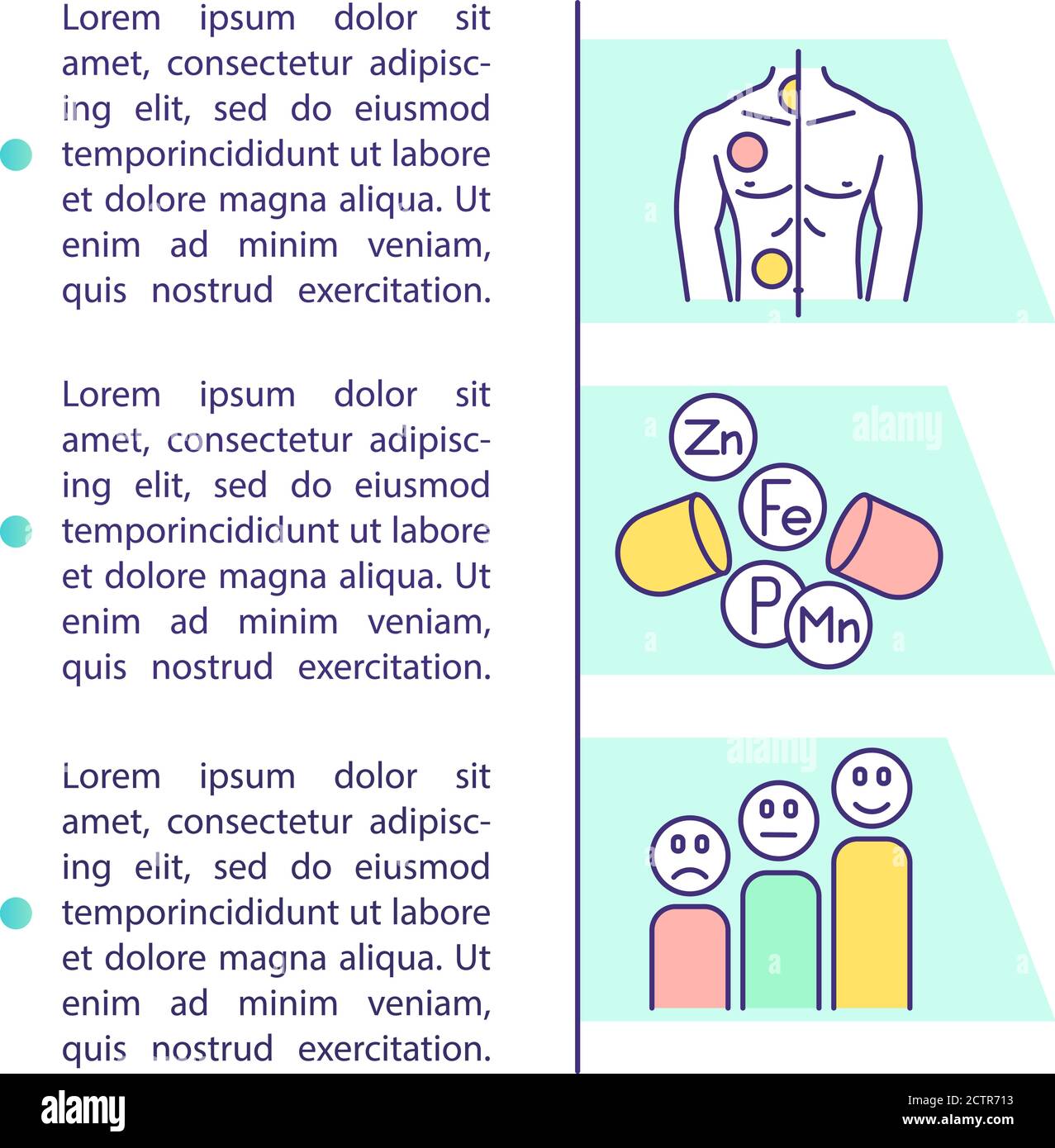 Multivitamins supplement concept icon with text Stock Vector Image ...