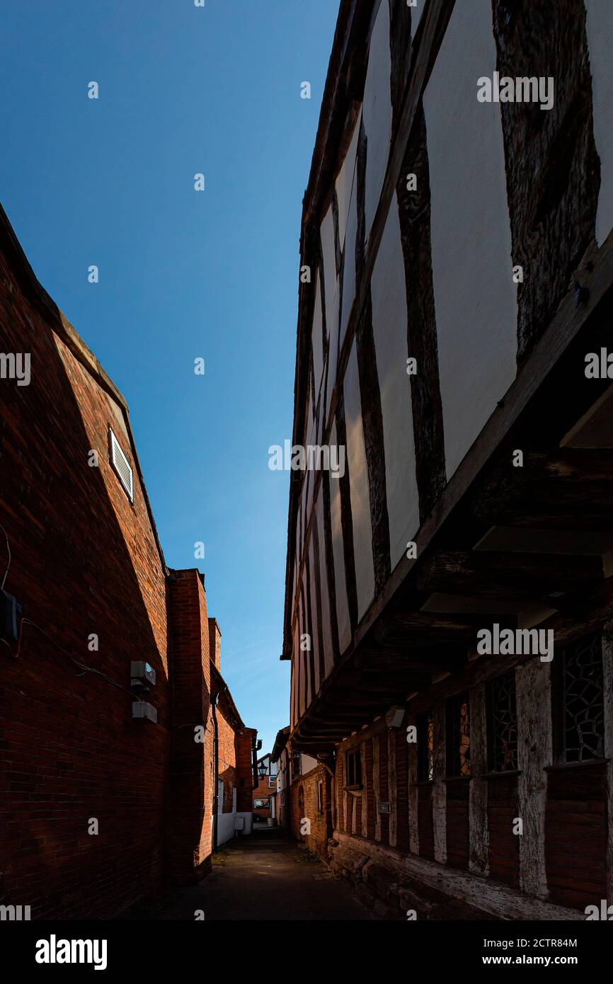 Guildhall Henley in Arden Warwickshire UK. Built in the 15th century ...