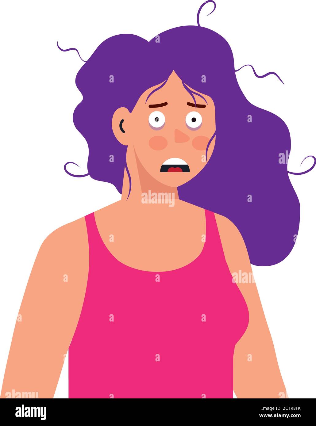 Restless sleep woman Stock Vector Images - Alamy