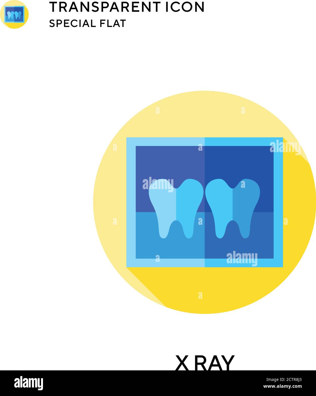 X ray vector icon. Flat style illustration. EPS 10 vector Stock Vector ...