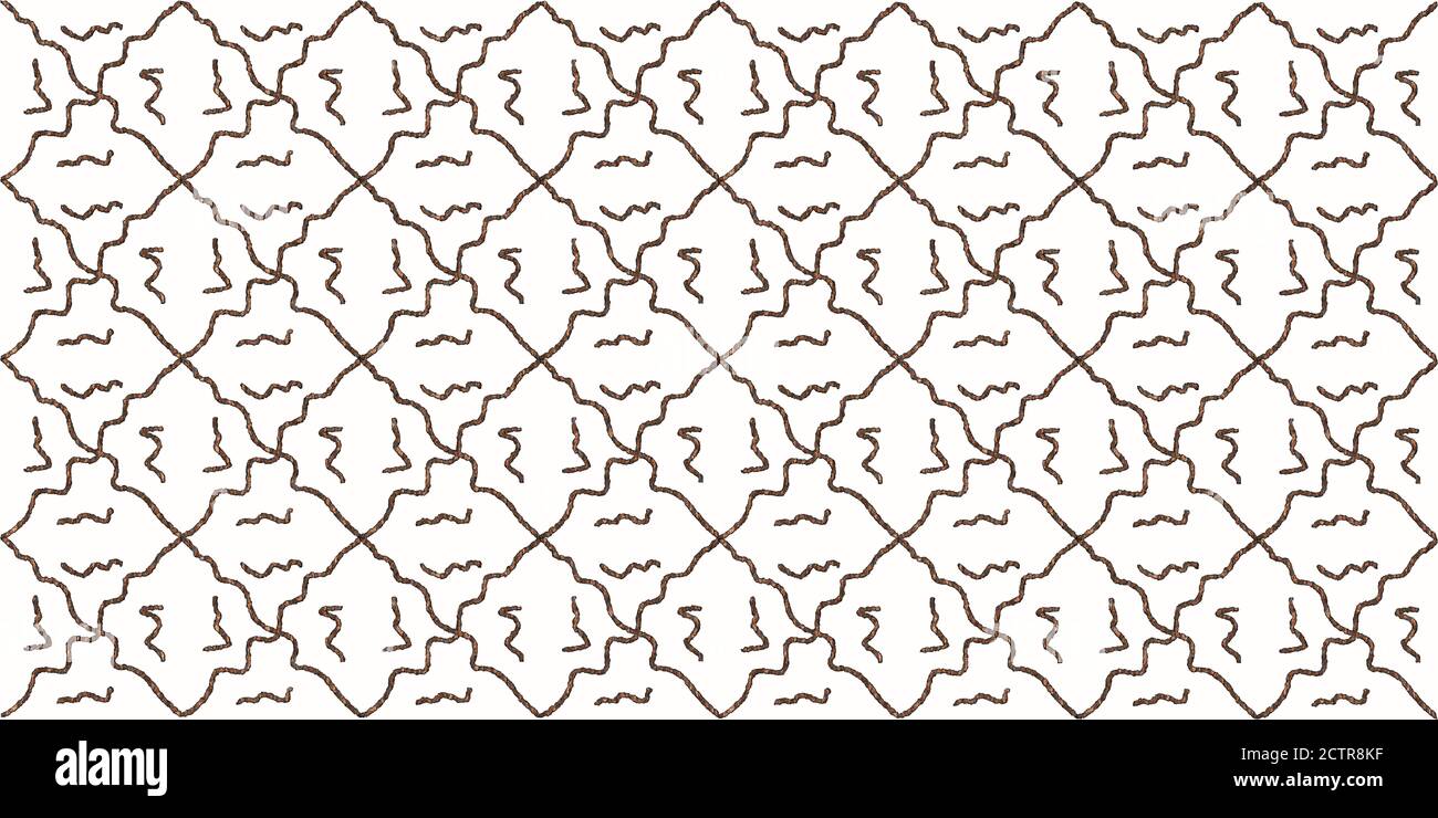 Brown abstract line work pattern hand drawn random lines with bark ...