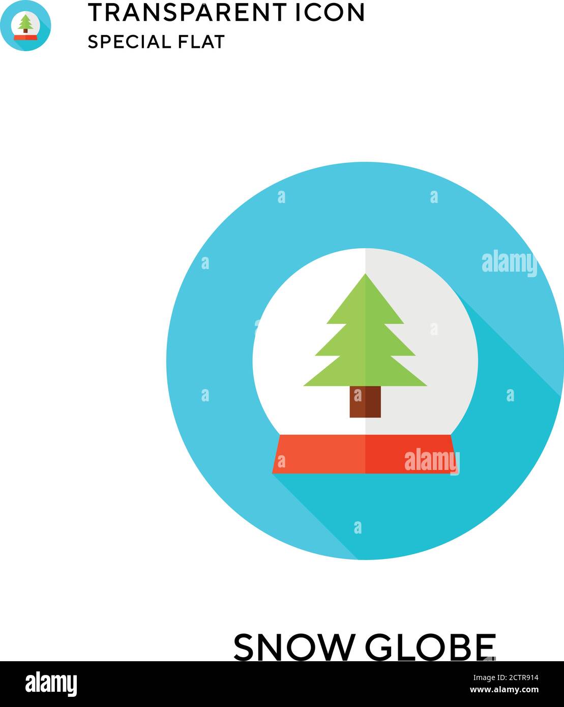 3d illustration realistic snow globe Cut Out Stock Images & Pictures ...