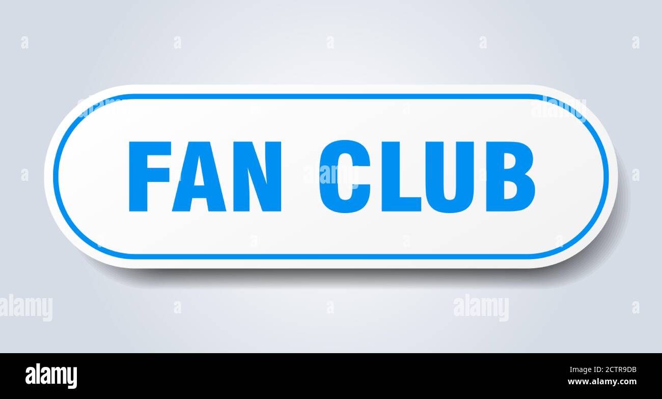 Fan club sign paper Stock Vector Images - Alamy