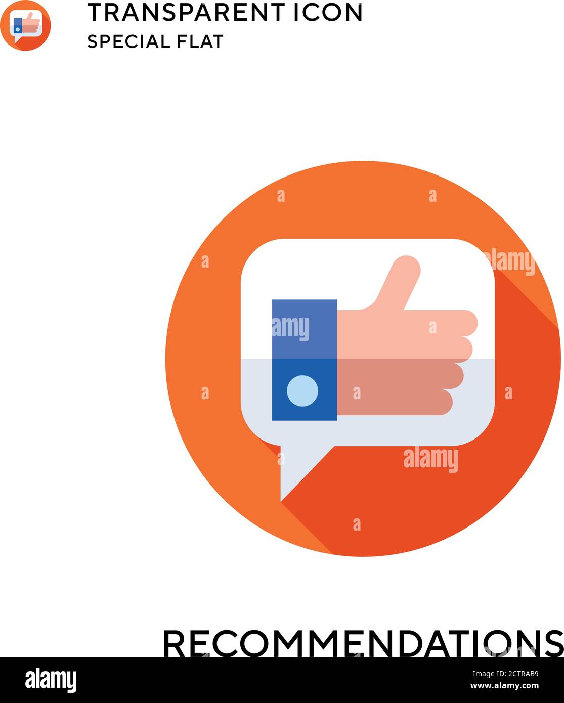 Recommendations vector icon. Flat style illustration. EPS 10 vector ...